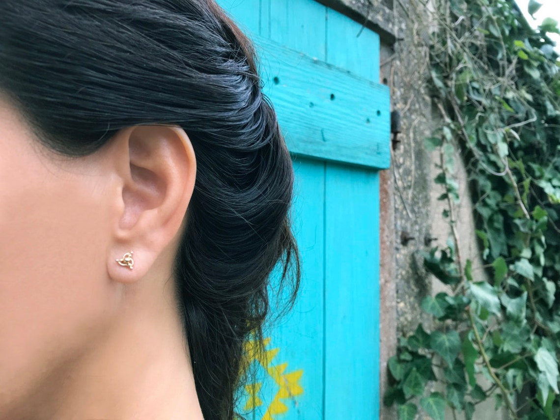 Unique Stud Earrings, Boho Studs, Indian Earrings, Indian Jewelry, Tiny ...