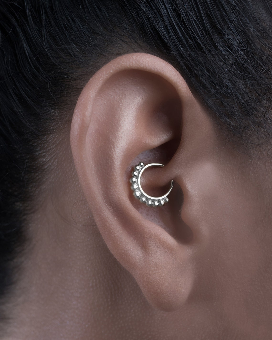 Silver Helix Piercing Helix Earring Helix Hoop Front Helix - Etsy Sweden