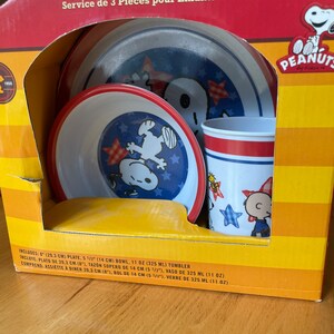 Snoopy Dinner Set - Etsy