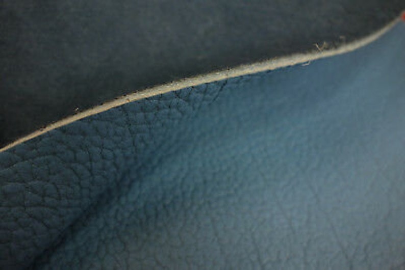 Horween Sky Blue Bison 6 Oz Leather Piece 15.5 X - Etsy