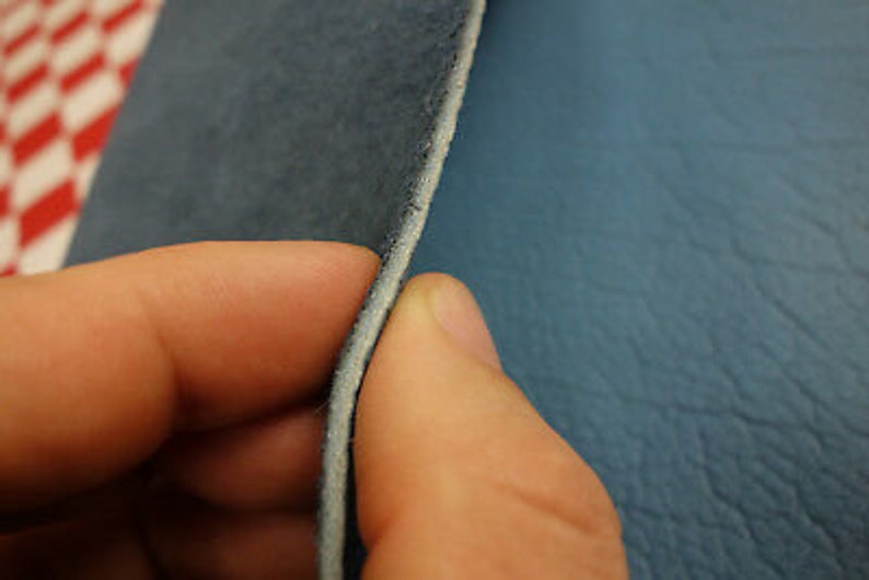Horween Sky Blue Bison 6 Oz Leather Piece n 12 X - Etsy