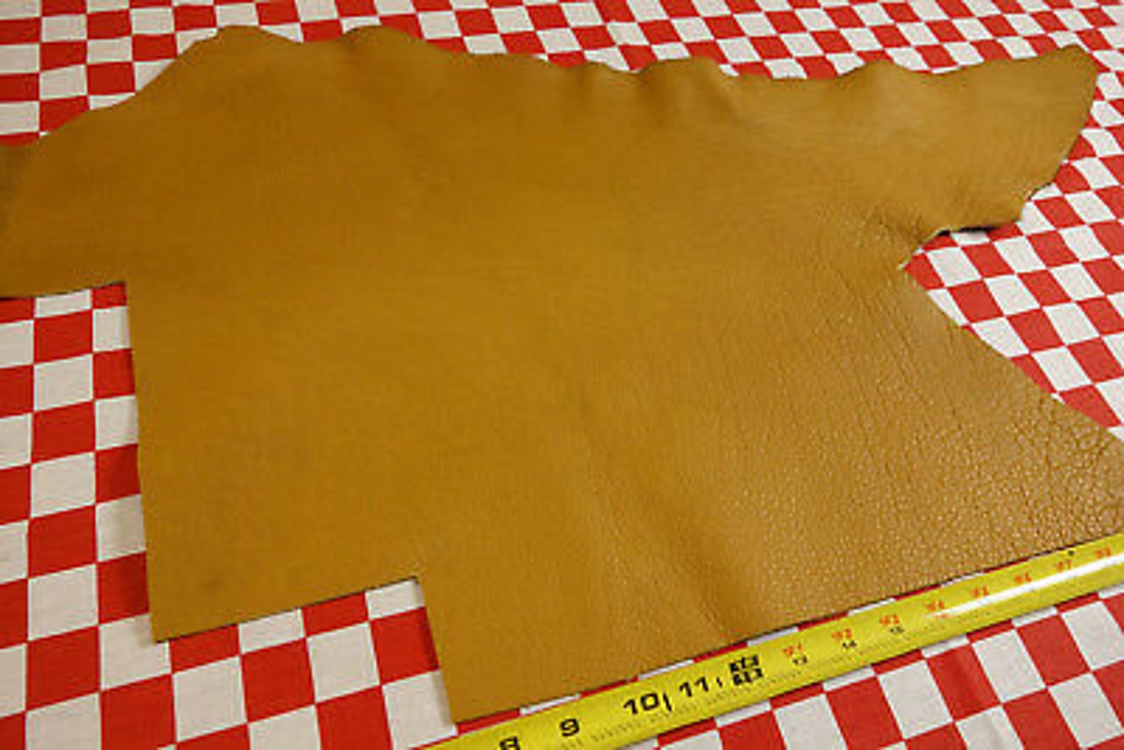 Horween Mustard Seed Bison 6 Oz. Leather Piece 30 X | Etsy