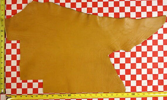 Horween Mustard Seed Bison 6 Oz. Leather Piece 30 X | Etsy