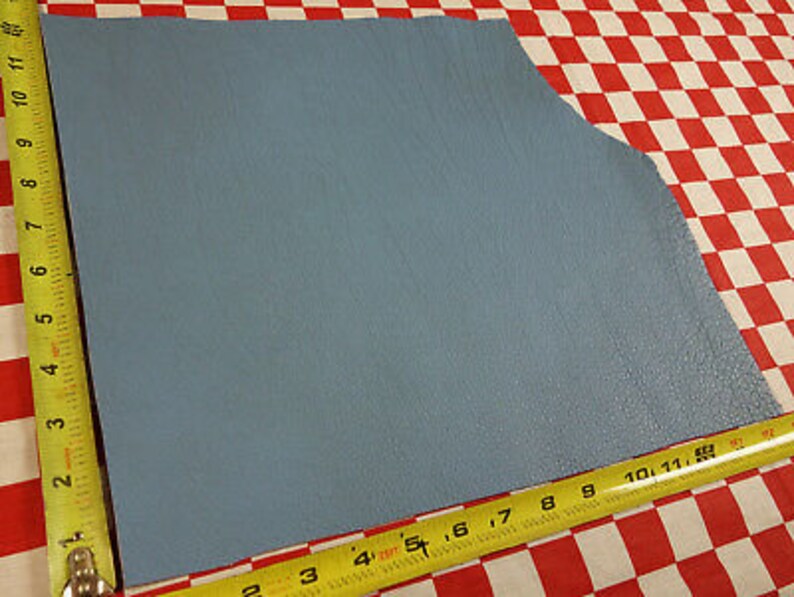 Horween Sky Blue Bison 6 Oz Leather Piece n 12 X - Etsy