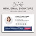 Clickable HTML Email Signature With a Banner Design, Custom Gmail ...