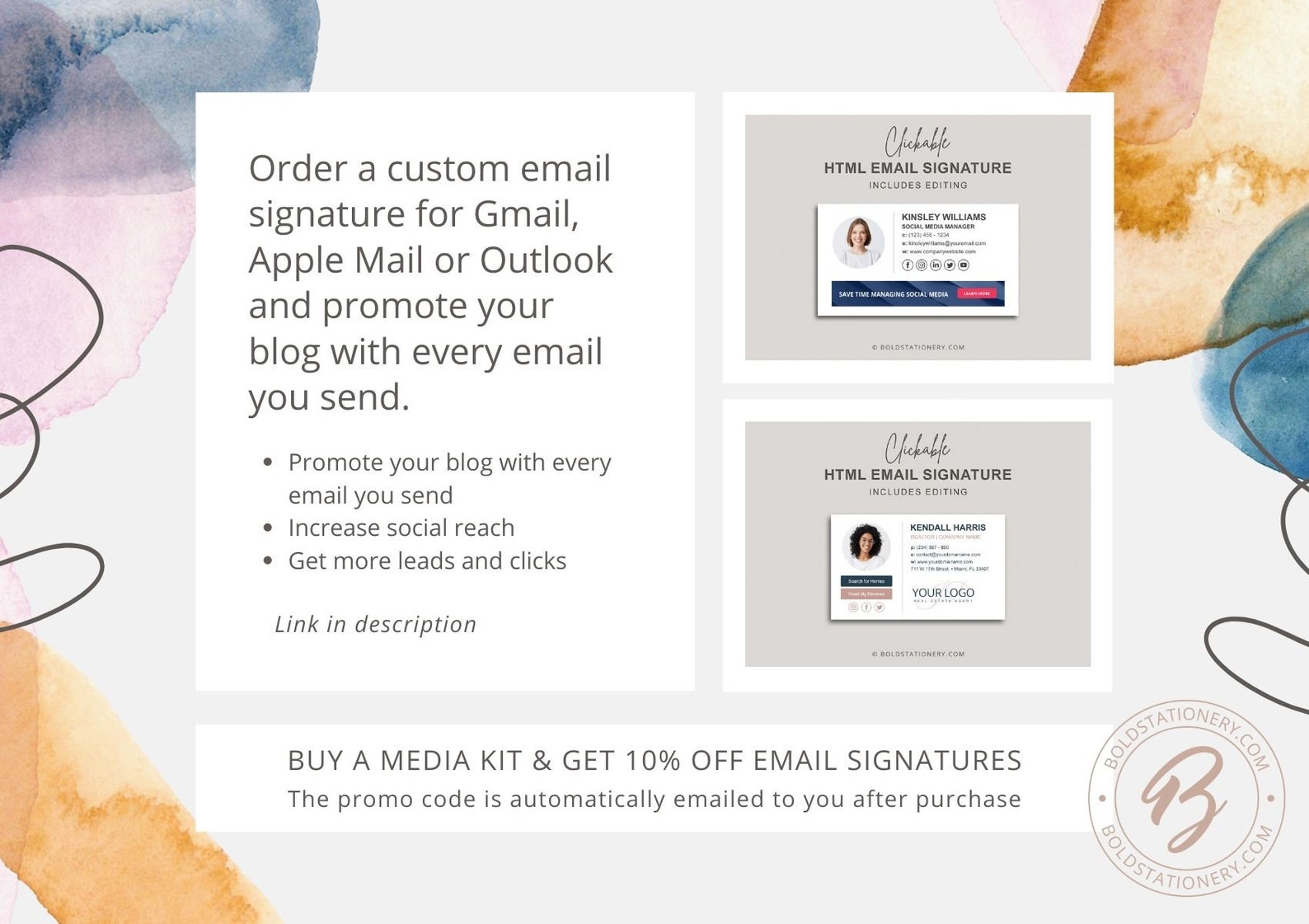 Canva Media Kit Template 14 Ad Rate Sheet Press Kit | Etsy