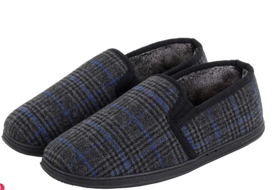 Personalised Mens Slippers, Microsuede Slippers, Dad Gift, Grandad Gift ...
