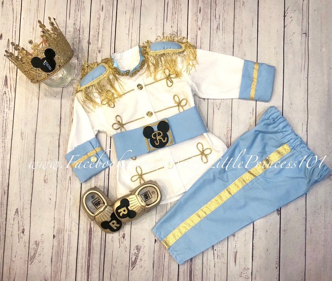 Baby Mickey Mouse Costume Prince Charming / King Outfit, 1st Birthday ...