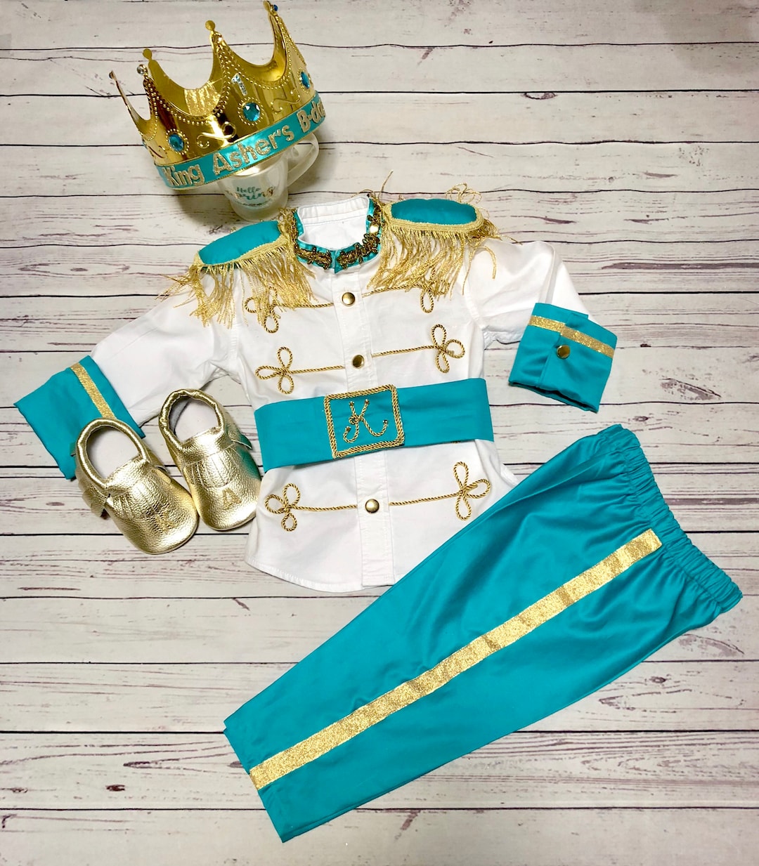 Infant Prince Charming Costume, Personalized Baby King Outfit - Etsy