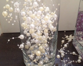 Ivory pearl garland | Etsy