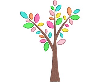 Tree embroidery | Etsy