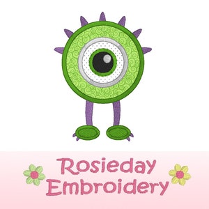 Monster Machine Embroidery Applique Design, Boy's Embroidery, Scary ...