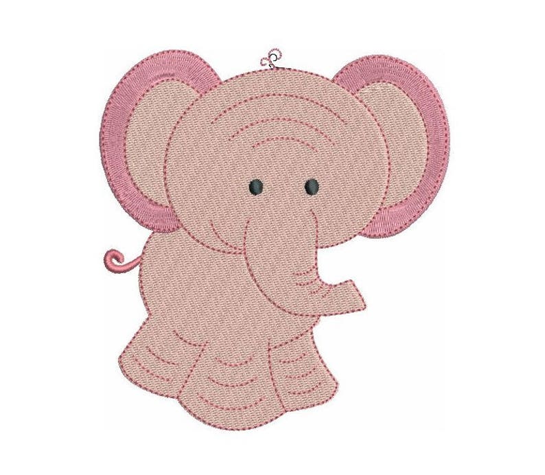 Jungle Animal Machine Embroidery Designs, Fill Stitch, Baby Animals ...