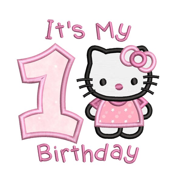 Kitten Applique - Etsy