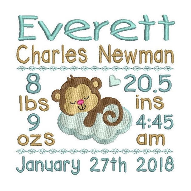 Baby Embroidery Designs - Etsy