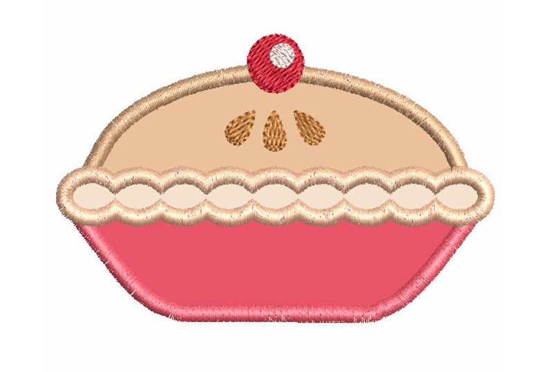 Sweet Pie Applique Machine Embroidery Design Yummy Pie - Etsy
