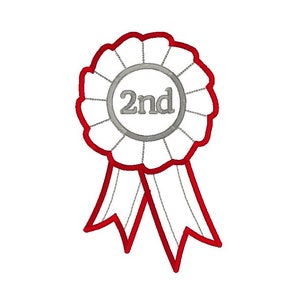 Blue Ribbon Embroidery Design, 1st Place Ribbon, 2nd Place Ribbon, 3rd ...