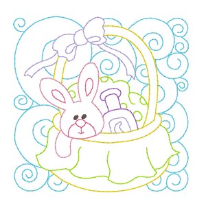 Baby Quilt Blocks Machine Embroidery Designs, Set of 12 Cute Linework ...