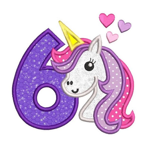 Unicorn Embroidery - Etsy