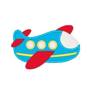 Aeroplane Applique Machine Embroidery Design, Air Travel, Transport ...
