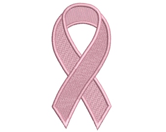 Cancer Ribbon Machine Embroidery Design, Fill Stitch Design, Cancer ...