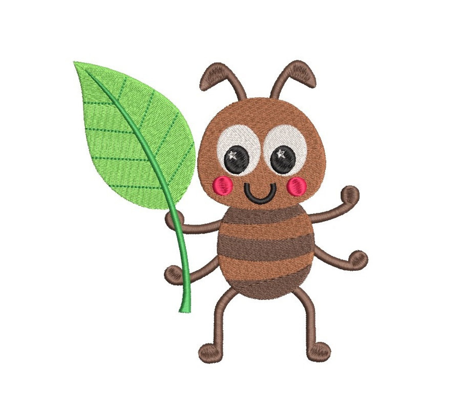 Ants 2 Cute Machine Embroidery Designs Ant Fill Stitch - Etsy