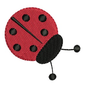 Mini Ladybug Cute Ladybug Design Machine Embroidery Instant Download 3 ...