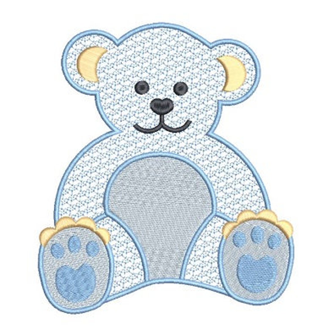 Teddy Embroidery Design Cute Teddy Baby Embroidery Nursery - Etsy