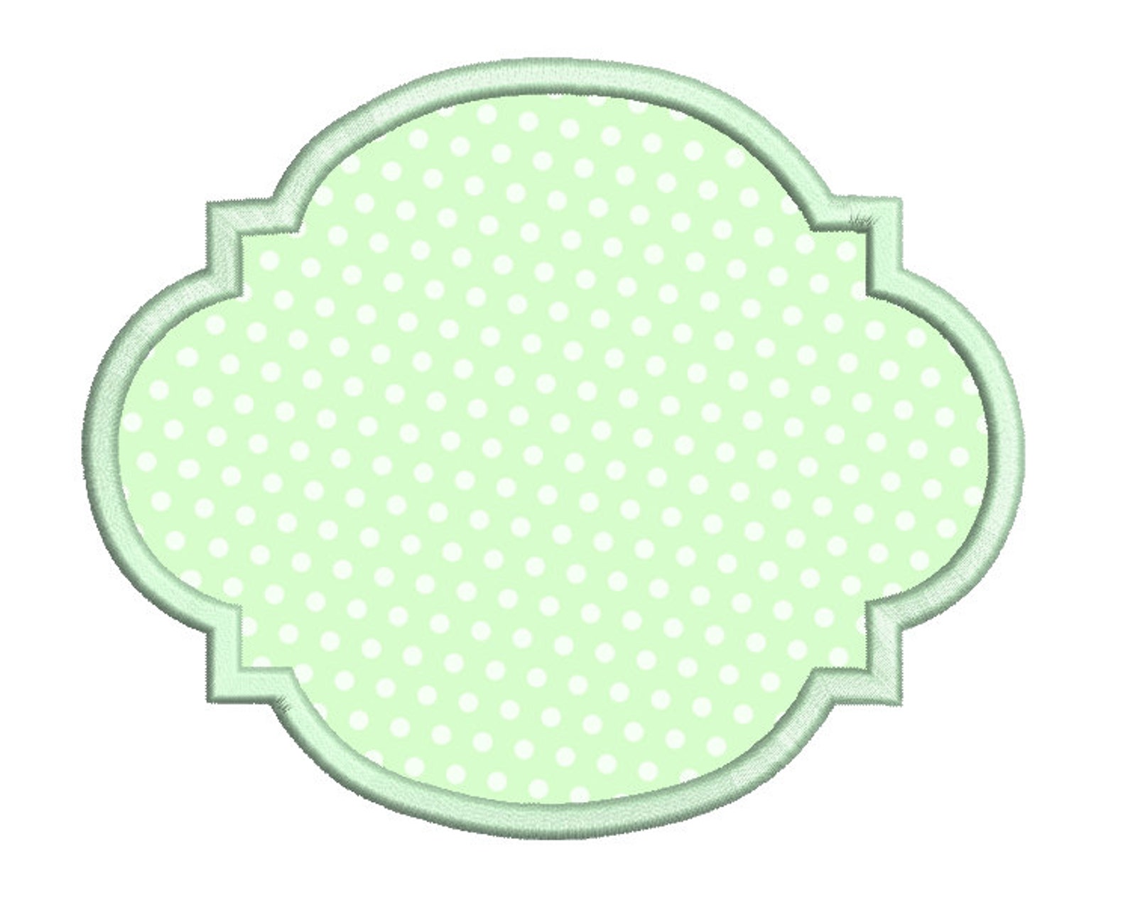 Frames Applique Machine Embroidery Design Set of 6 Applique - Etsy