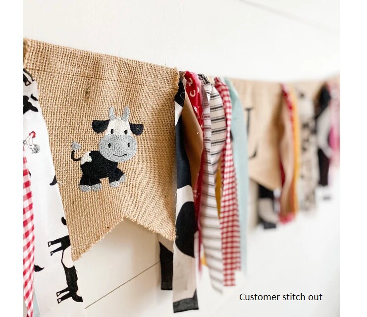 Mini Cow Embroidery Design, Fill Stitch Cow, Cute Cow, Machine ...