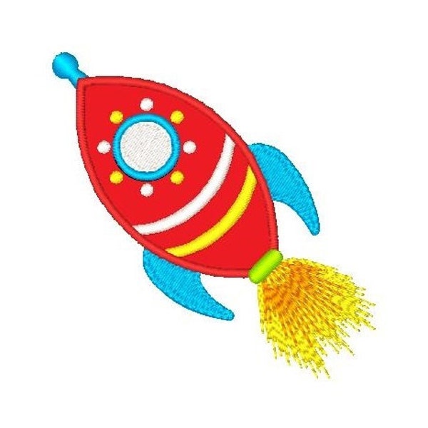 Rocket Applique - Etsy