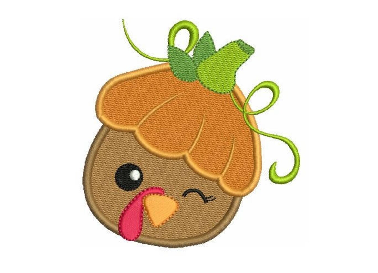 Thanksgiving Turkey Machine Embroidery Designs Fill Stitch - Etsy