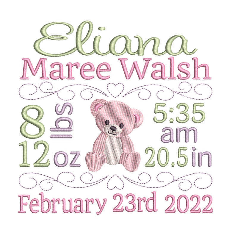 Baby Embroidery Designs - Etsy