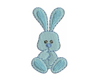 Mini Bunny Floral Machine Embroidery Design-instant DOWNLOAD - Etsy