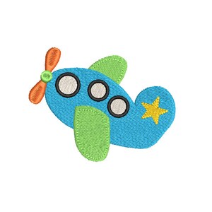 Mini Transport Machine Embroidery Designs, Set of 5, Fill Stitch, Plane ...