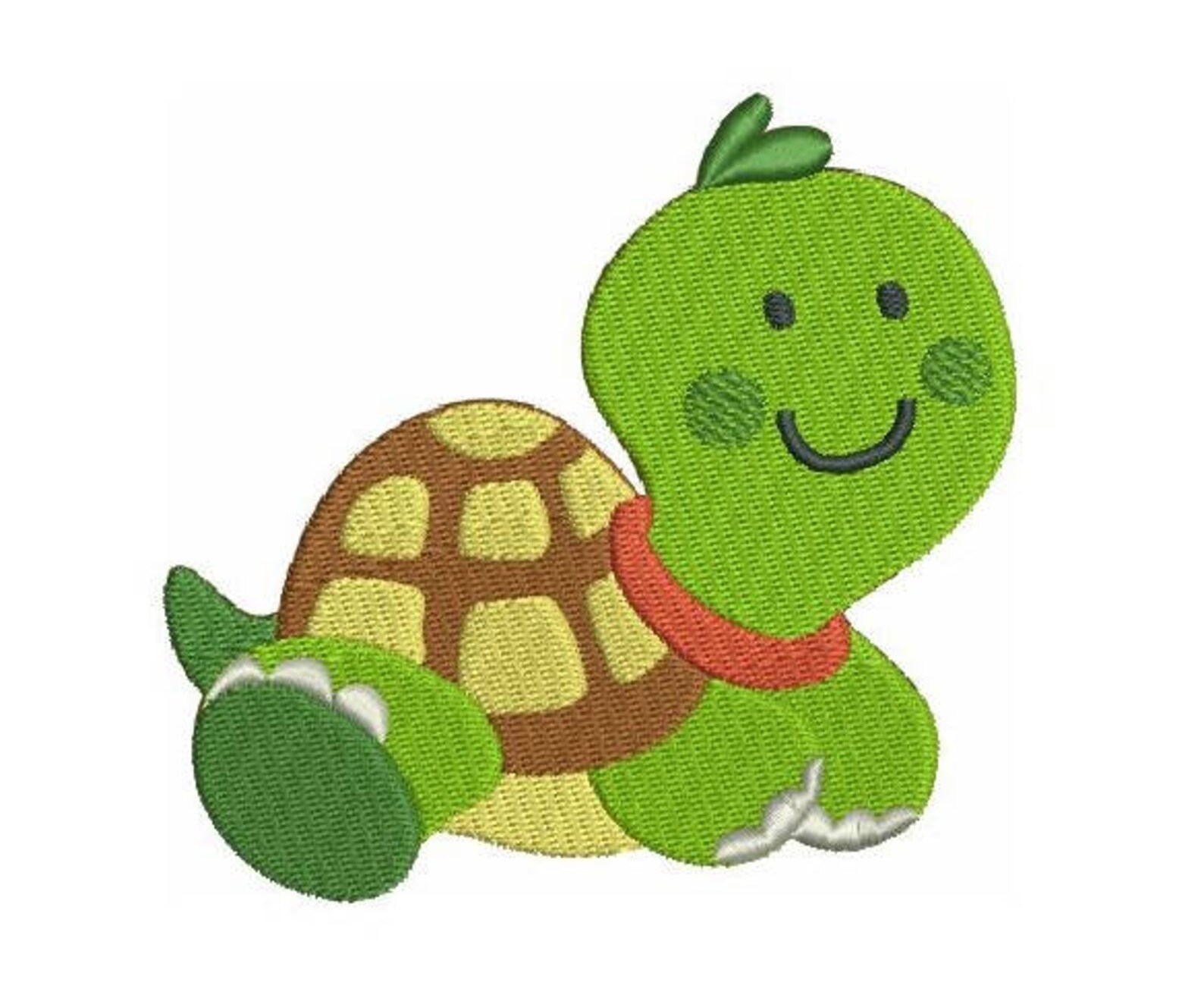 Turtle Machine Embroidery Design, Set of 2, Cute Baby Boy & Girl ...