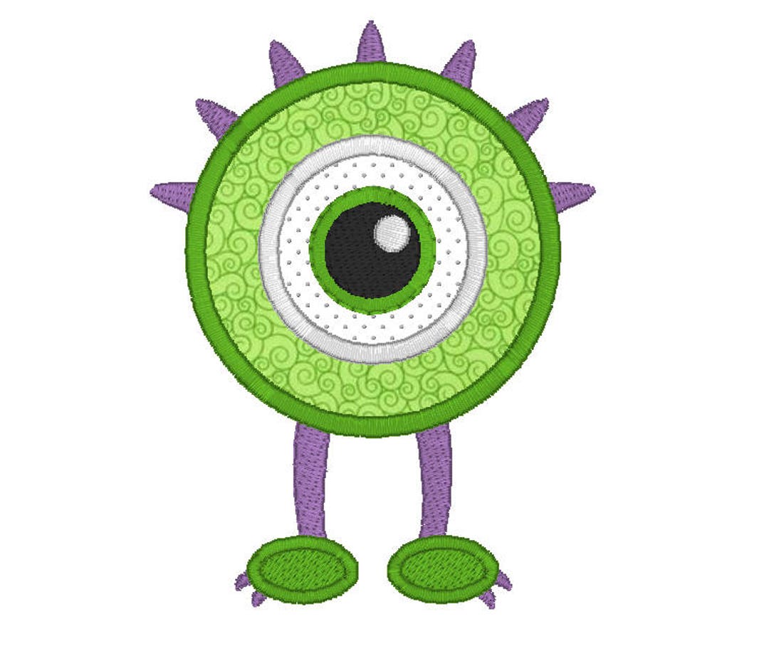 Monster Machine Embroidery Applique Design, Boy's Embroidery, Scary ...