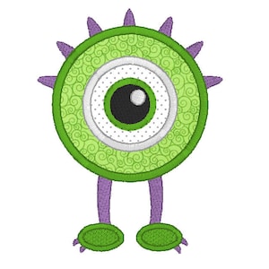 Monster Machine Embroidery Applique Design, Boy's Embroidery, Scary ...