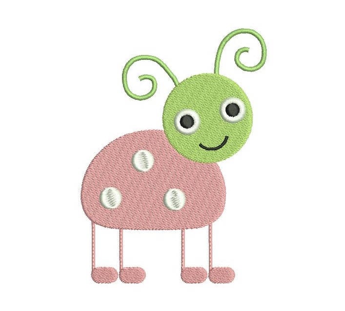 Cute Bugs Machine Embroidery Designs Set of 8 Garden Insects - Etsy