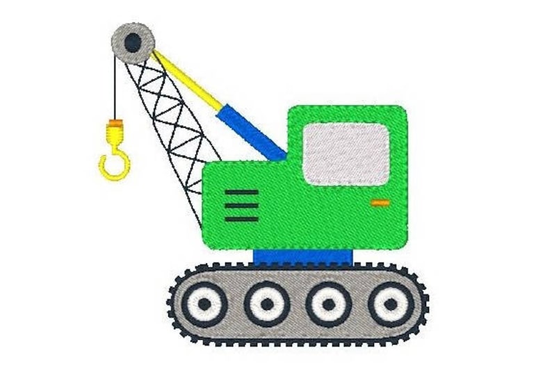 Construction Equipment Machine Embroidery Designs at Morris Rios blog