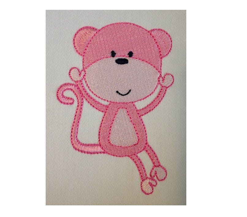 Jungle Animal Machine Embroidery Designs Fill Stitch Baby | Etsy