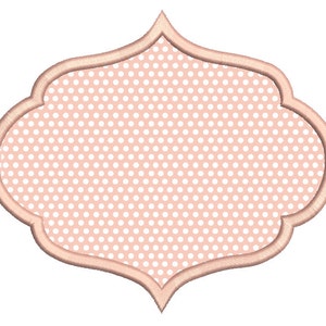 Frames Applique Machine Embroidery Design, Set of 6 Applique Frames ...