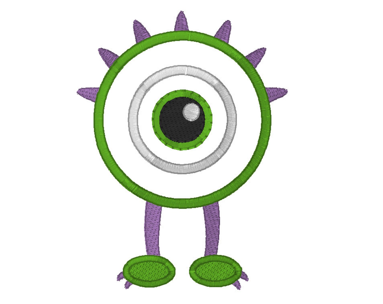 Halloween Monster Applique Embroidery Designs, Set of 6 Scary Halloween ...