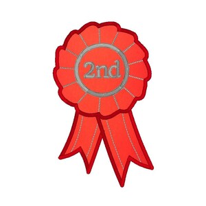 Blue Ribbon Embroidery Design, 1st Place Ribbon, 2nd Place Ribbon, 3rd ...