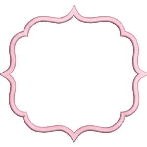 Frames Applique Machine Embroidery Design, Set of 6 Applique Frames ...