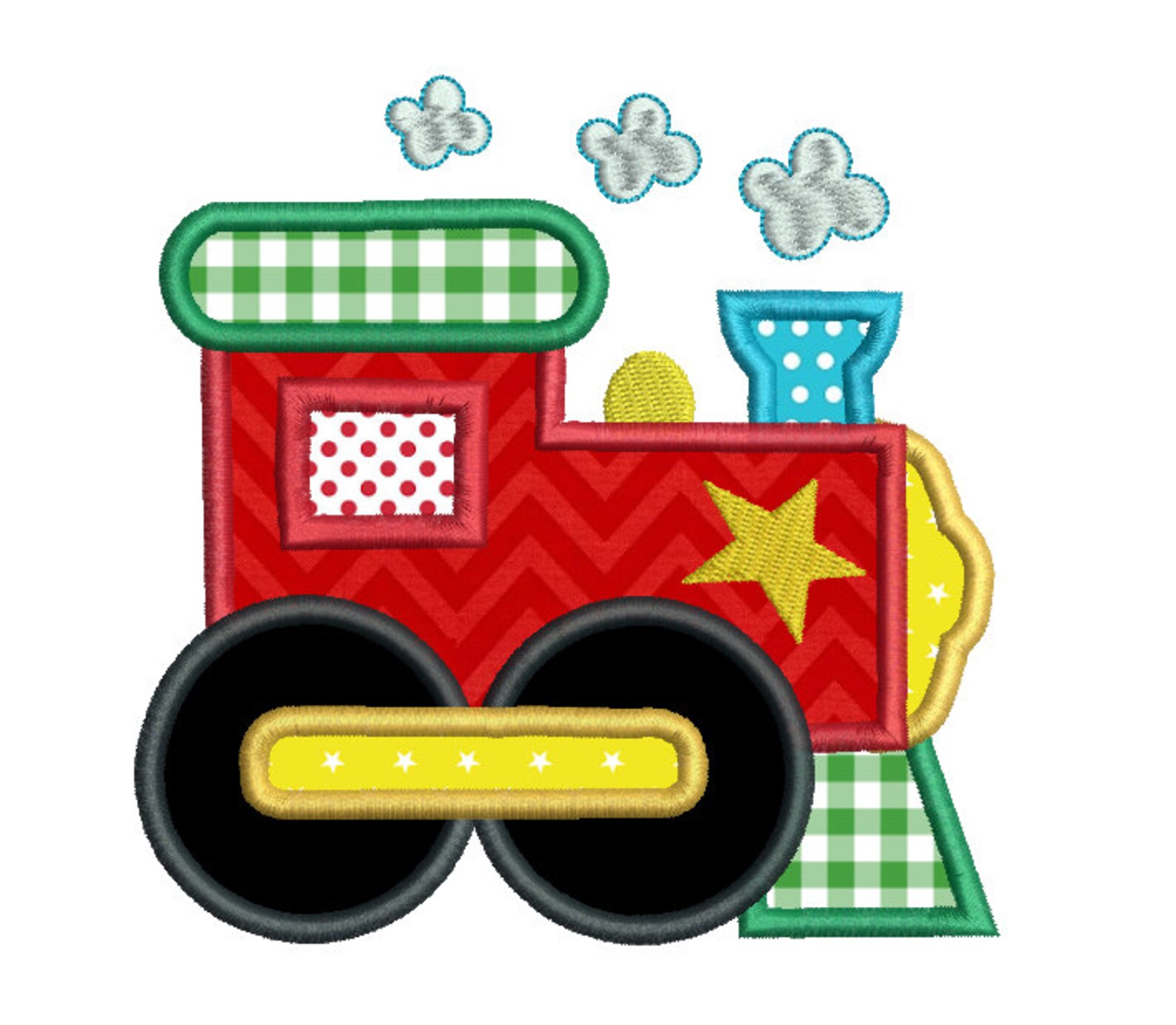 Toy Train Machine Embroidery Applique Design Boy's | Etsy