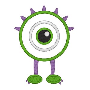 Monster Machine Embroidery Applique Design, Boy's Embroidery, Scary ...