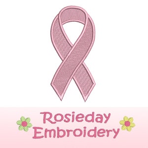 Cancer Ribbon Machine Embroidery Design, Fill Stitch Design, Cancer ...