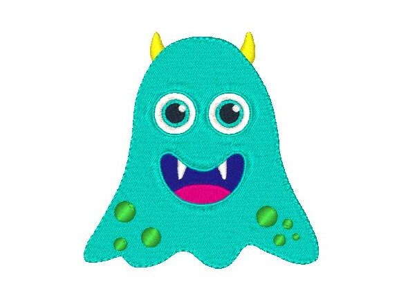 Monster Machine Embroidery Designs Set of 12 Halloween - Etsy