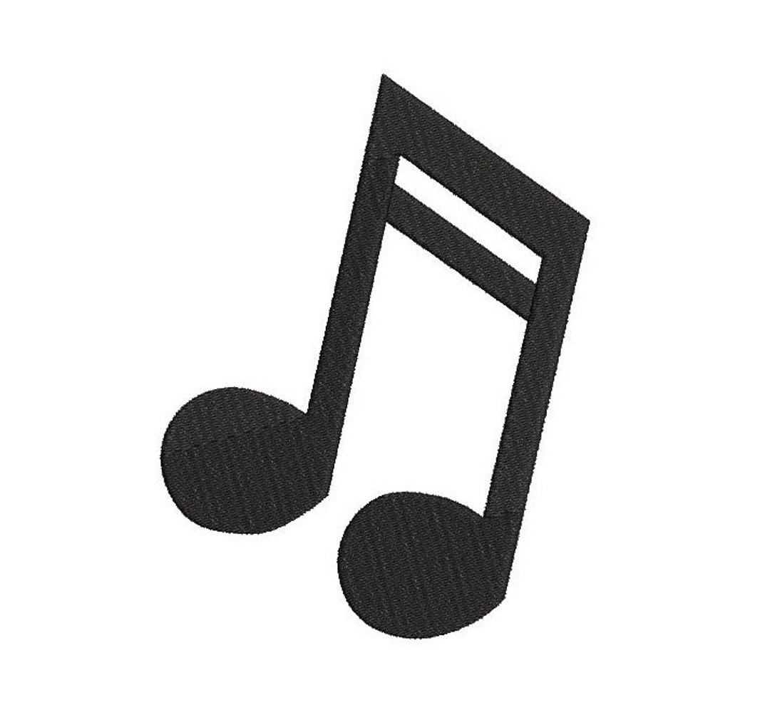 Music Embroidery Design, Musical Note Design, Music Notes, Fill Stitch ...